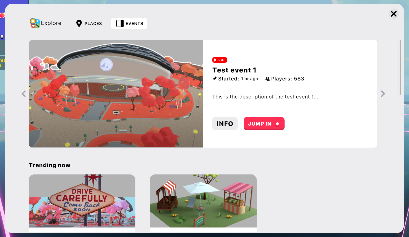 [Explore V2] Events sub-section (UI) · Issue #1184 · decentraland/unity-renderer · GitHub