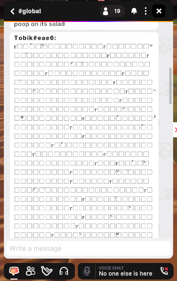 Hiccups when we open a chat with non-supported characteres · Issue #3440 · decentraland/unity ...