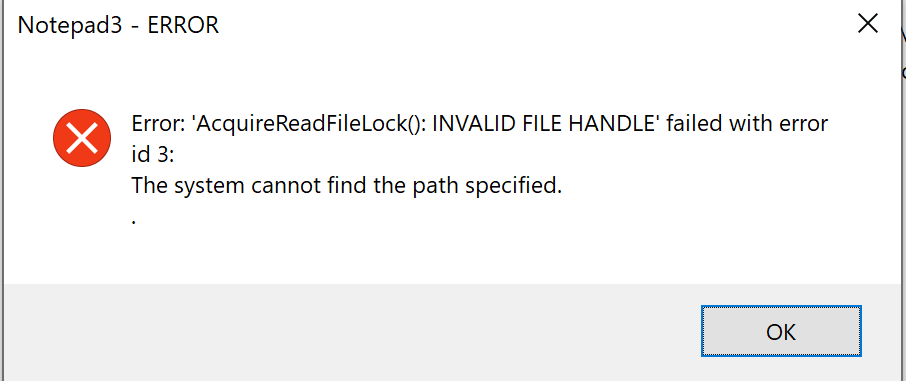 Upgrade Error · Issue #2296 · rizonesoft/Notepad3 · GitHub