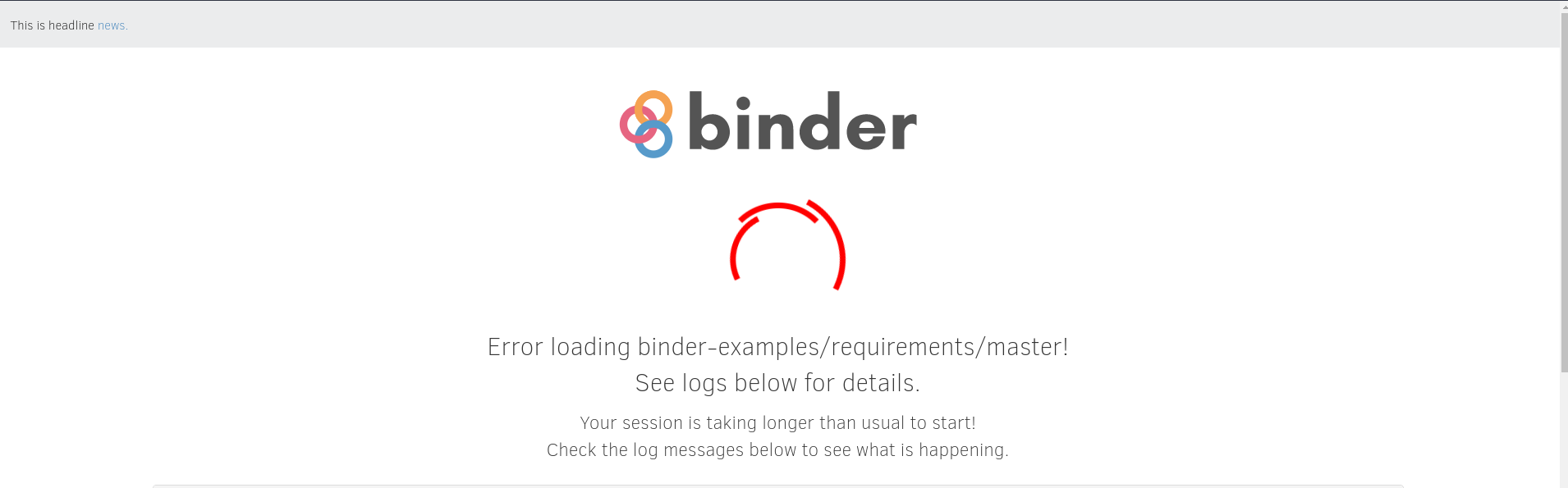 Add sharing widget to loading page · Issue #875 · jupyterhub/binderhub · GitHub