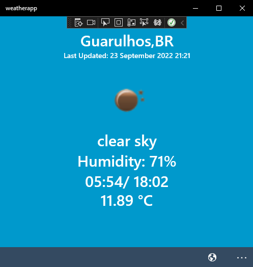 GitHub - yujisoyama/wheatherapp-csharp: Application developed in C# (UWP and XAML) to show the ...