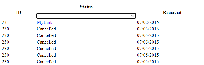 Table filter control with cell content having links is no longer working · Issue #5588 ...