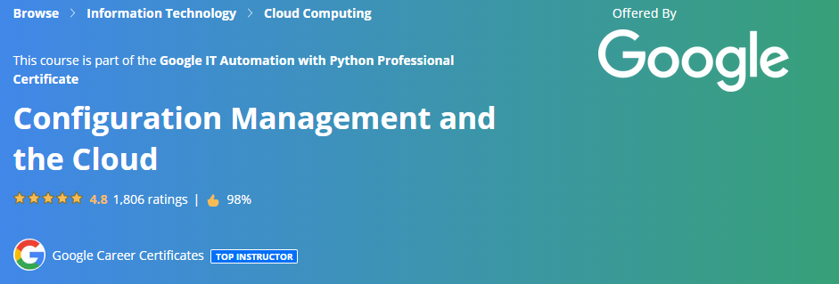 GitHub - salimcodes/Configuration-Management-and-the-Cloud: Solutions to programming assignments