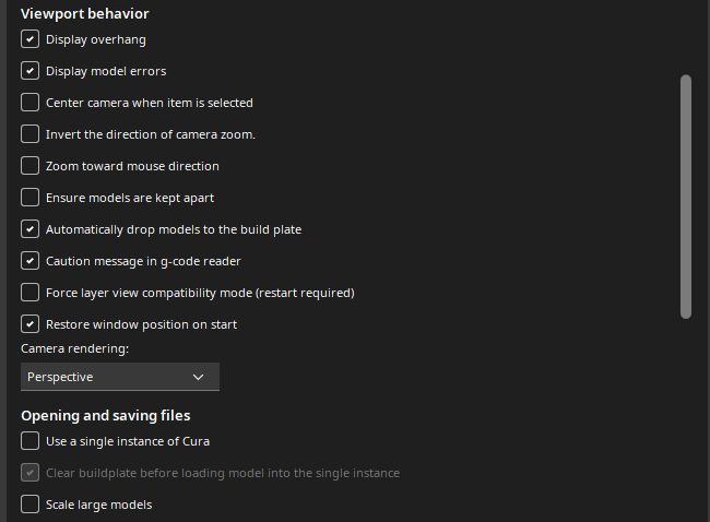 Rotating the camera with the right mouse button makes the workspace ...
