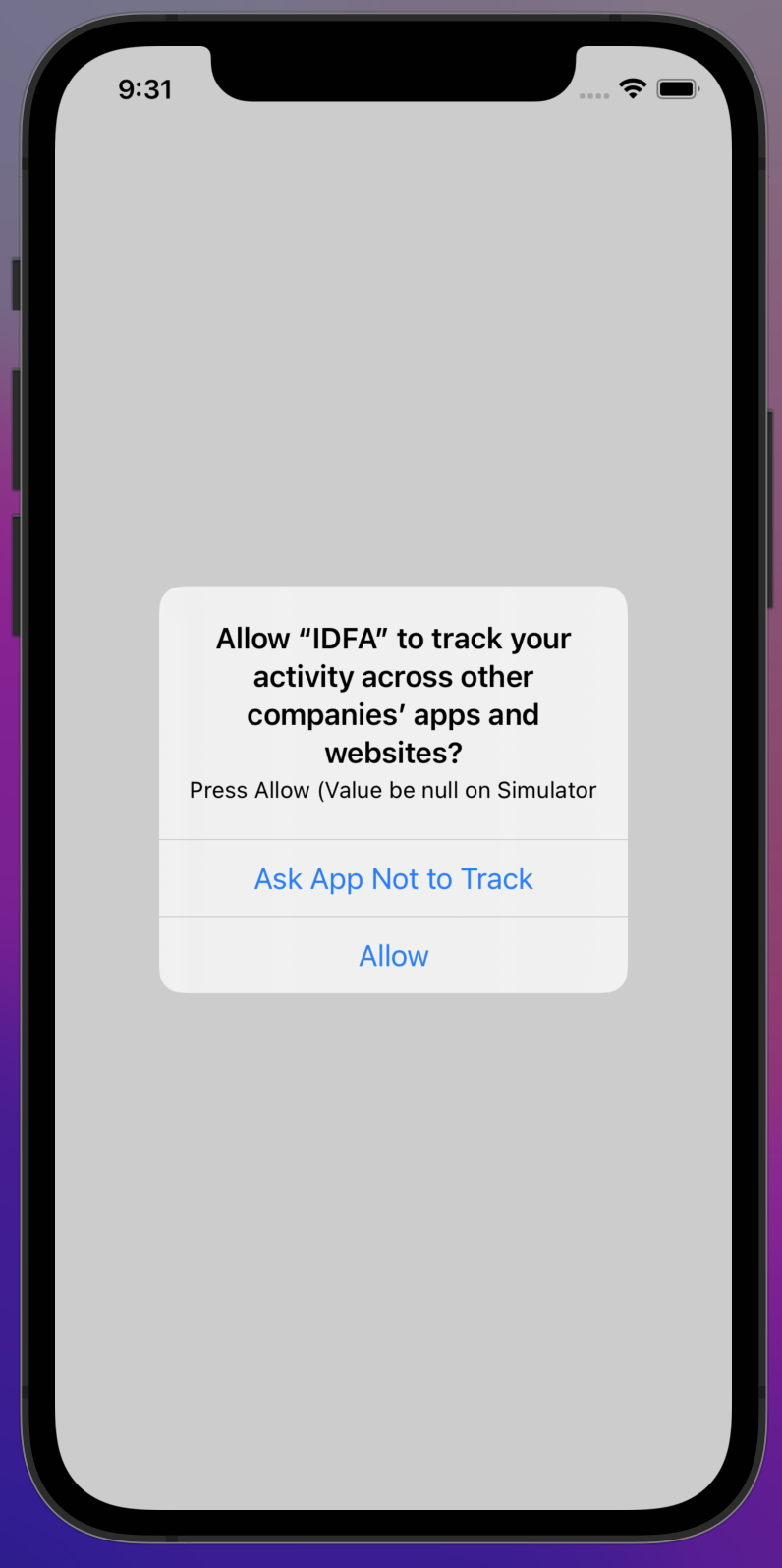 GitHub - 1abhishekpandey/IDFA: Run the APP to get the IDFA value.