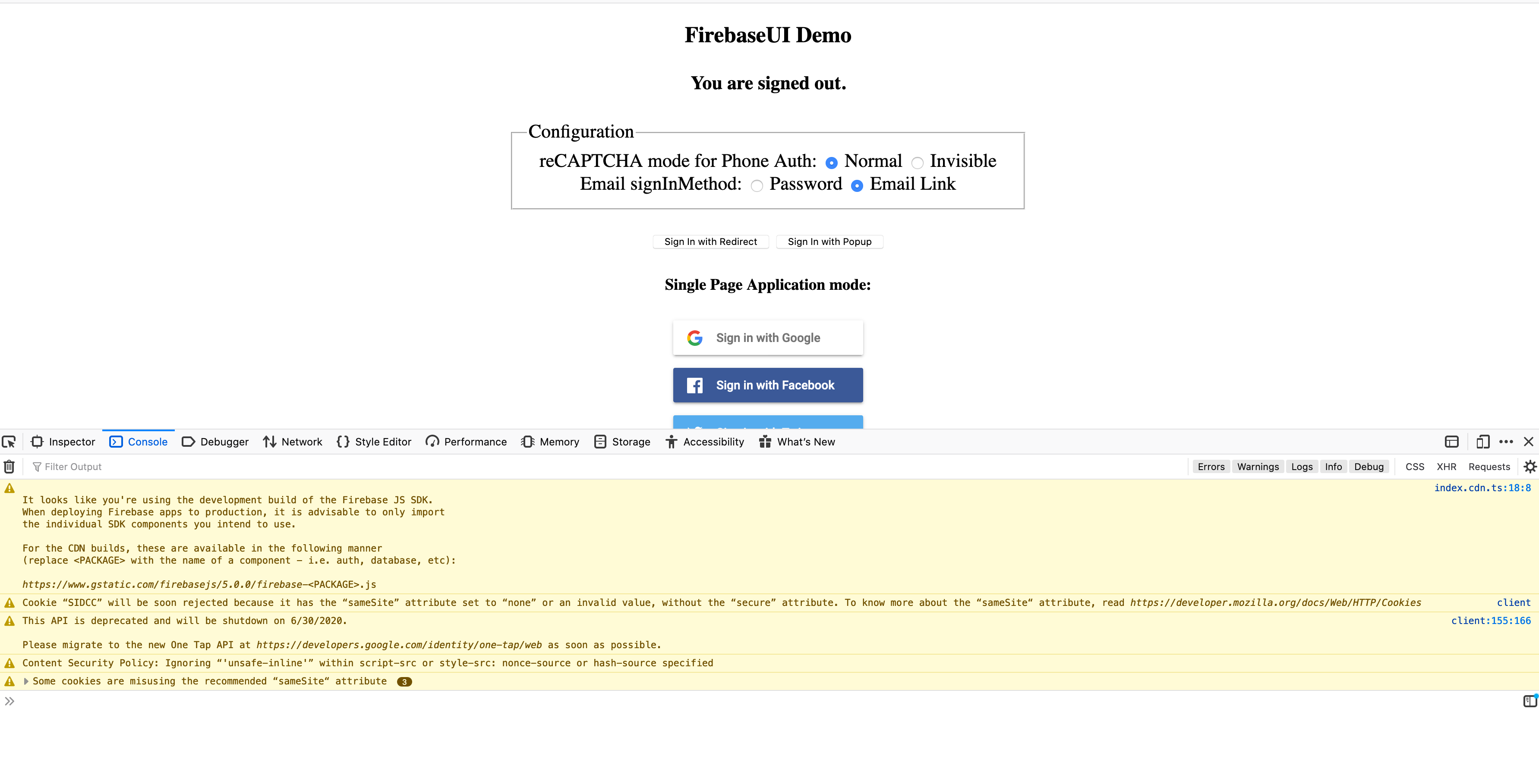 YOLO deprecating by 30 Jun 2020. Please use One Tap API · Issue #709 · firebase/firebaseui-web ...