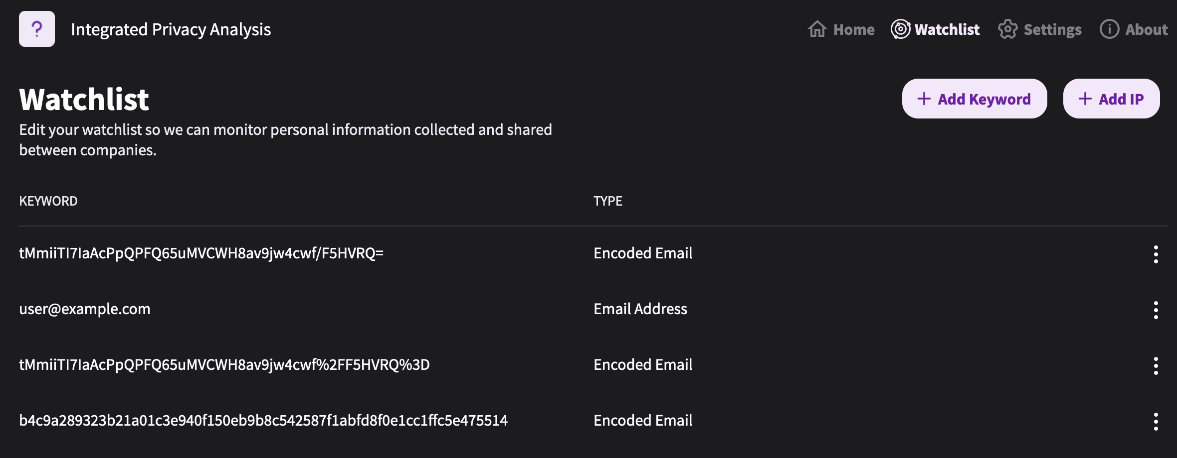 [UID 2.0 etc.] Implement functionality to detect encoded email addresses · Issue #211 · privacy ...