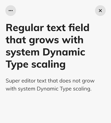 [SuperEditor][SuperReader] Support Dynamic Type font scaling · Issue #1055 · superlistapp/super ...