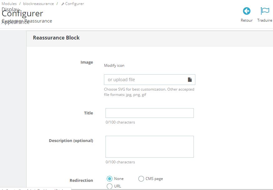 Customer Reassurance · Issue #18941 · PrestaShop/PrestaShop · GitHub