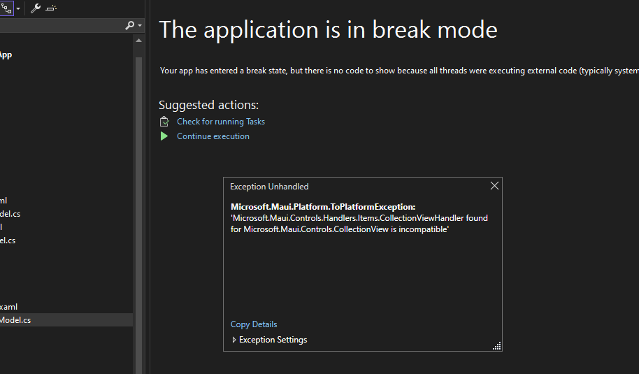 [Android] 1. ToPlatformException: CollectionViewHandler incompatible 2. Button width incorrect ...
