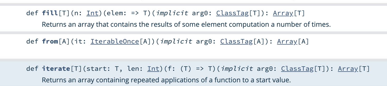 Add scaladoc description to scala.Array.from · Issue #12064 · scala/bug · GitHub