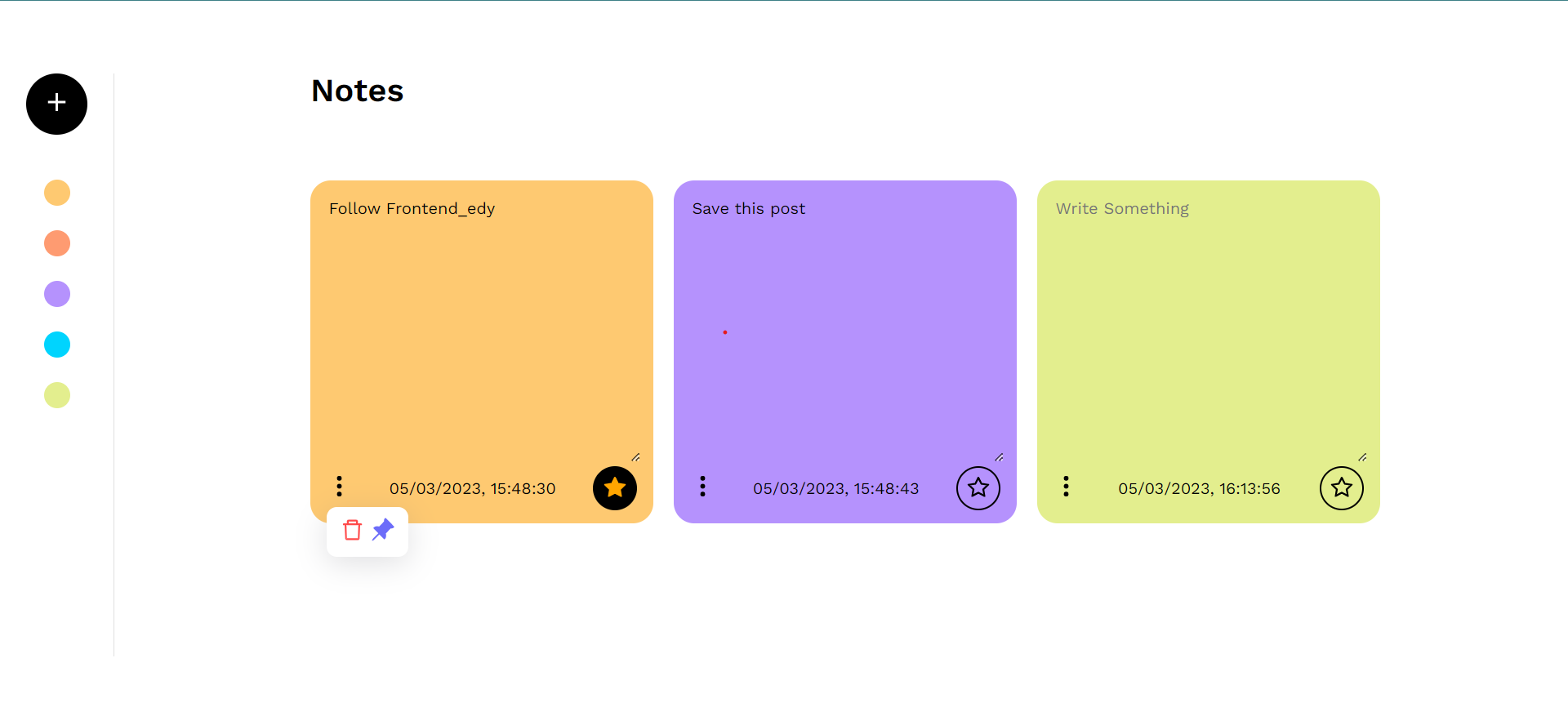 A Notes Taking App Built In React Js