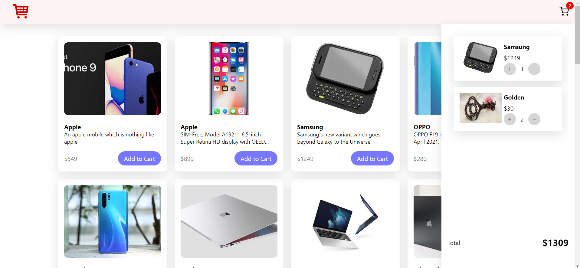 GitHub - LalitKumar234/Shopping-Cart