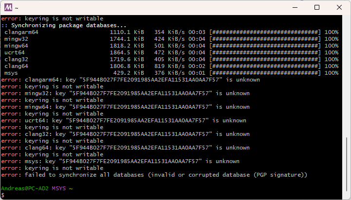 pacman -Syu is not starting · Issue #262 · msys2/msys2.github.io · GitHub