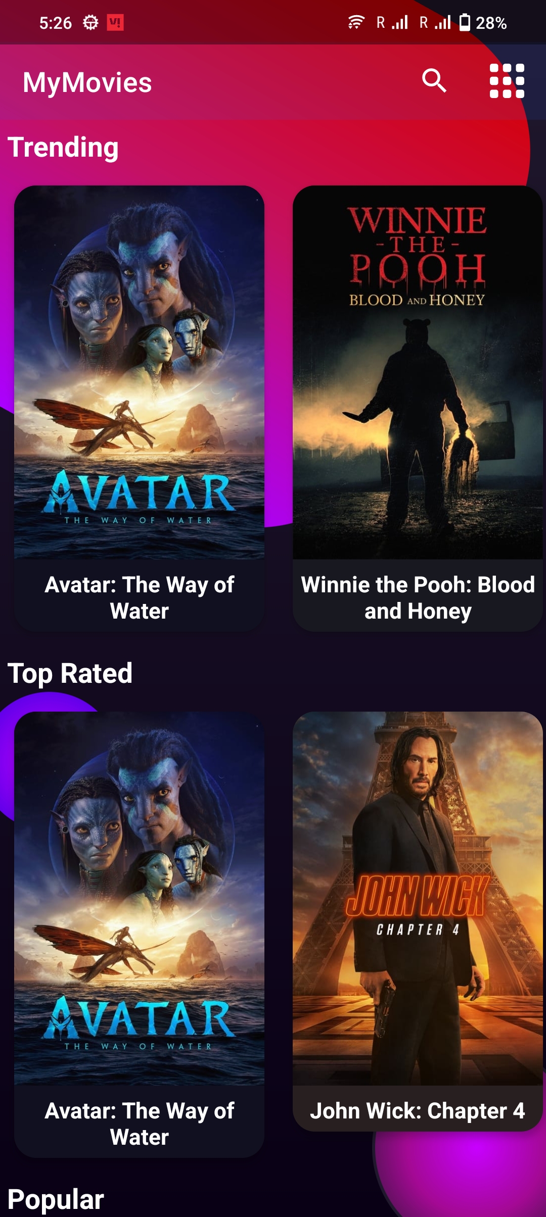 GitHub - ankit3r/MyMovie