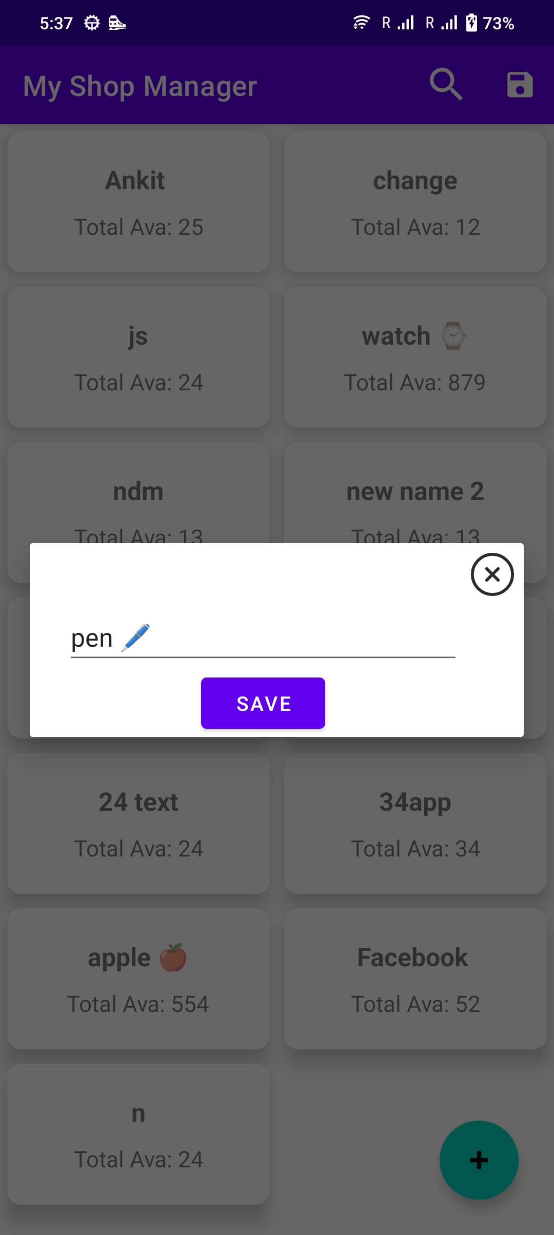 GitHub - ankit3r/my-shop-manager: this application use to manage shop items