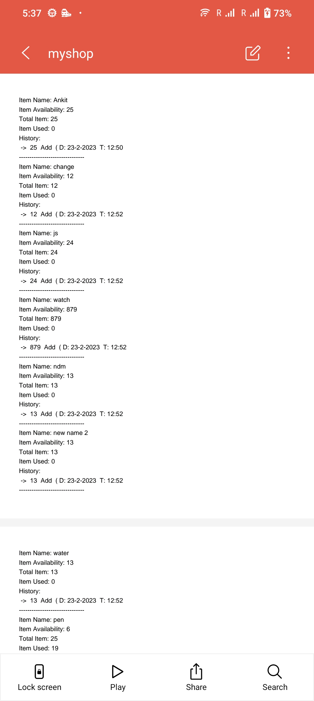 GitHub - ankit3r/my-shop-manager: this application use to manage shop items