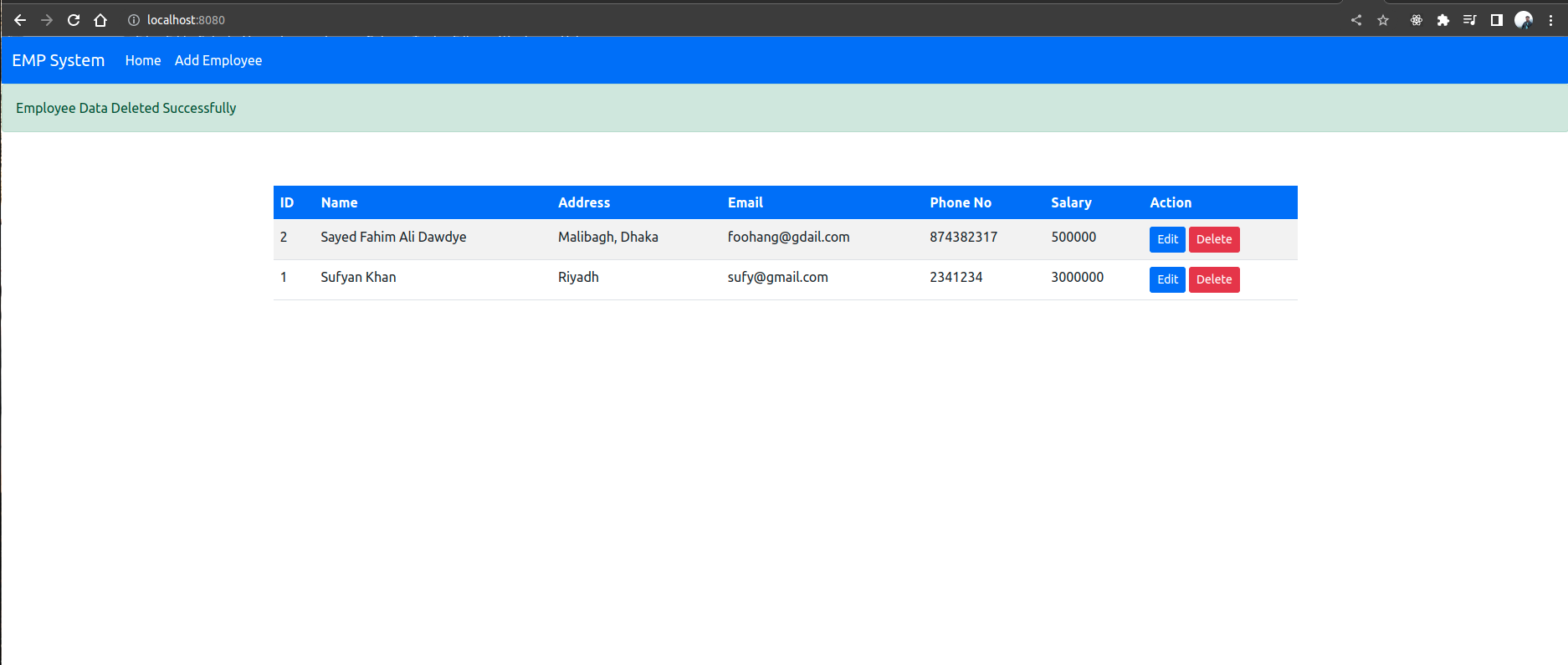 GitHub - Animesh245/Emp-System