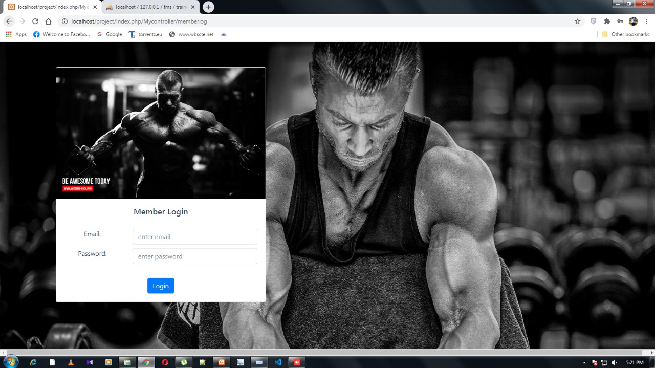 GitHub - Soumo-Ghosh/Fitness-management-system-Codeigniter