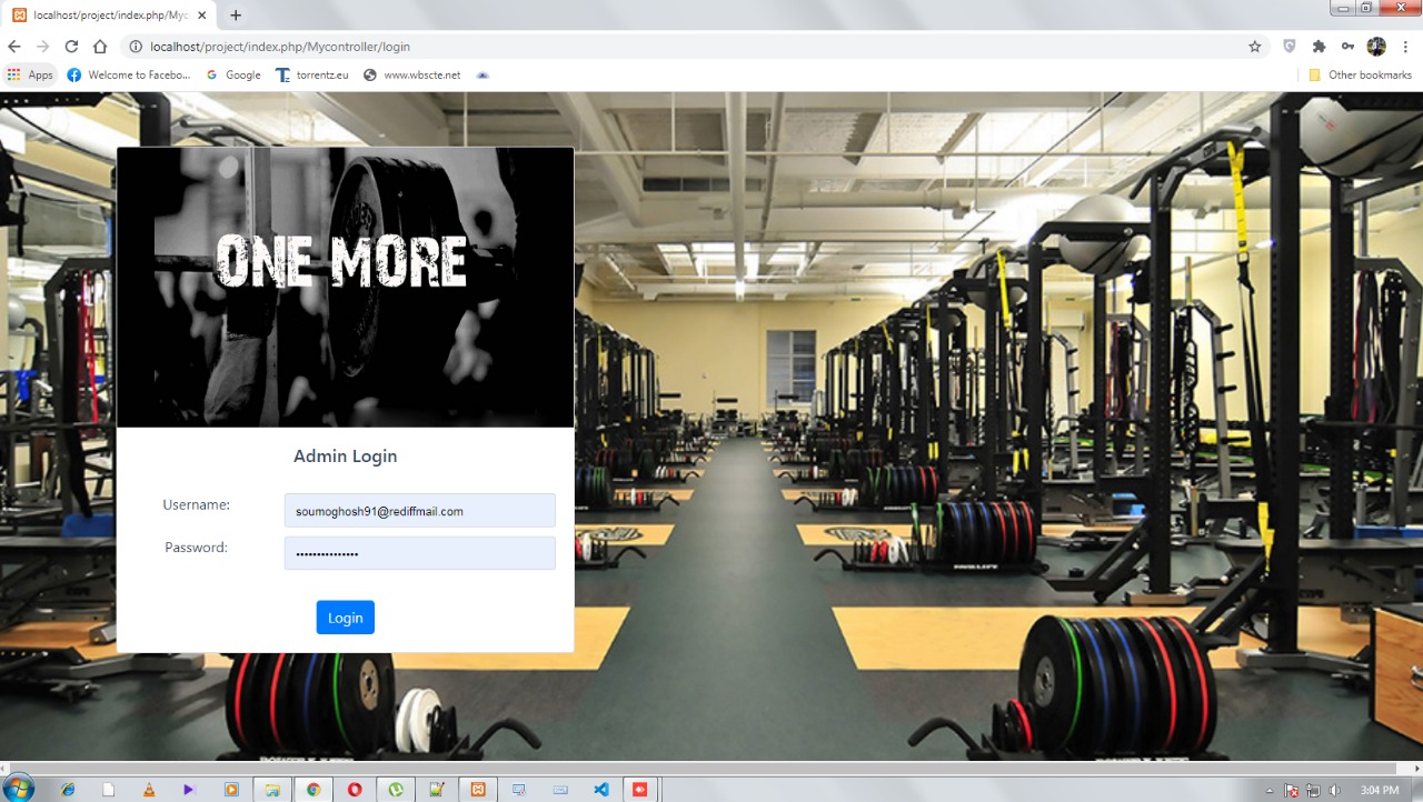 GitHub - Soumo-Ghosh/Fitness-management-system-Codeigniter
