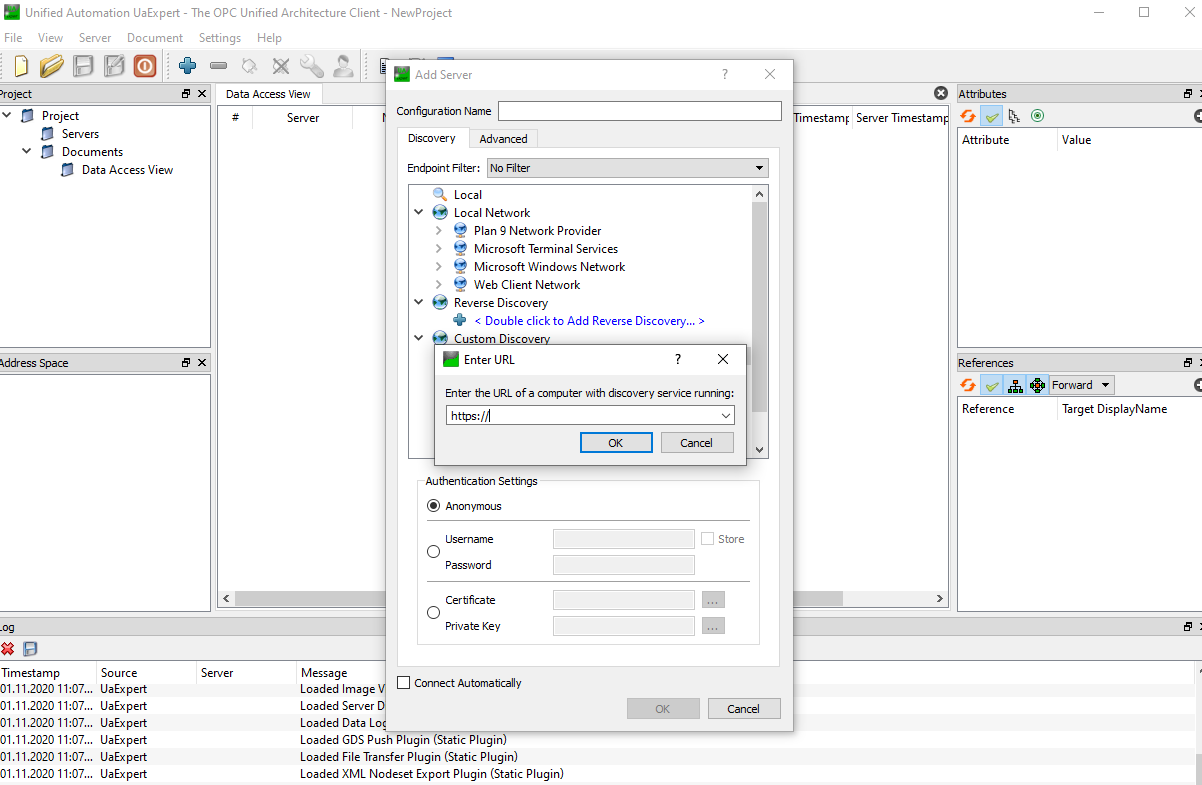 How to add/change url · Issue #3980 · open62541/open62541 · GitHub