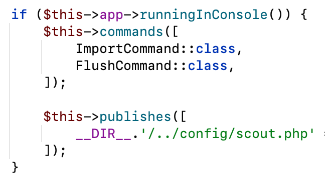 Some commands are not registering because we are not calling artisan through the CLI · Issue #8 ...