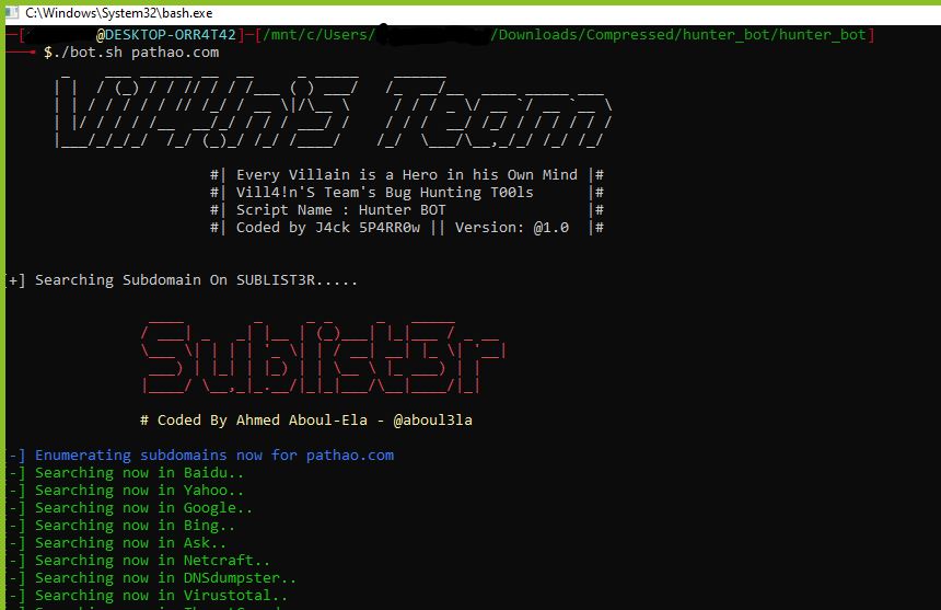 GitHub - mr-vill4in/Hunter_BoT: Vill4!n'S Team's Bug Hunting T00ls