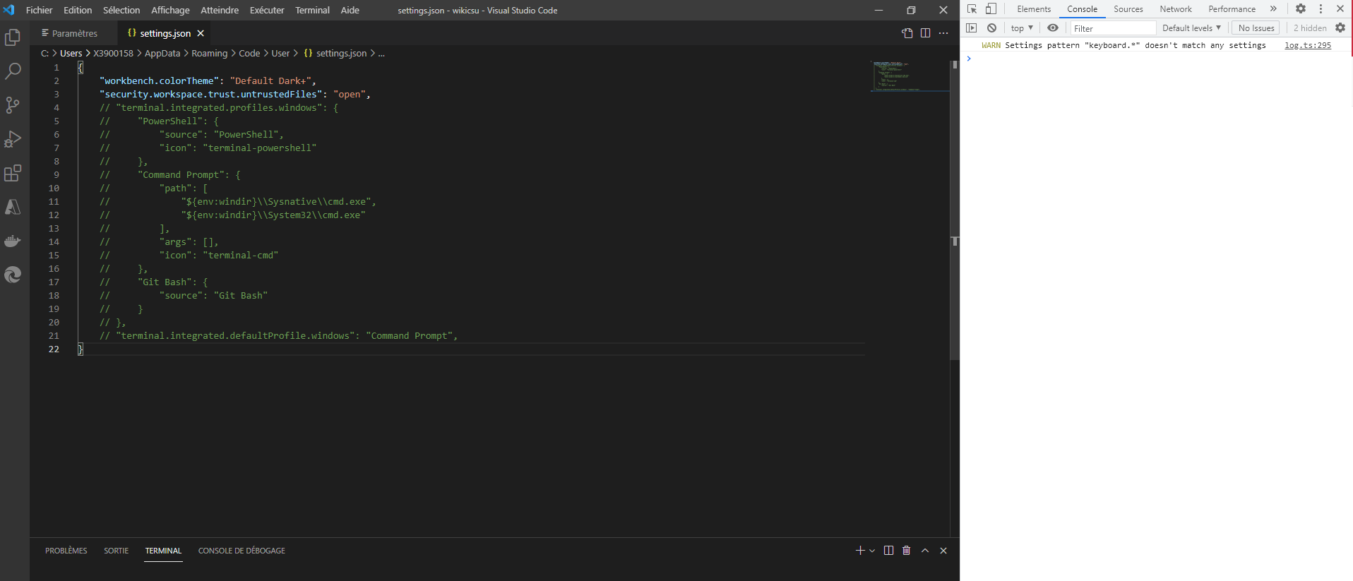 Impossible to list or create terminal · Issue #133661 · microsoft ...