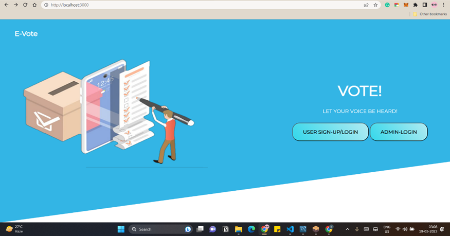 GitHub - harshitcodes1/Online-Voting-System-Using-Blockchain: This is a Blockchain based Online ...