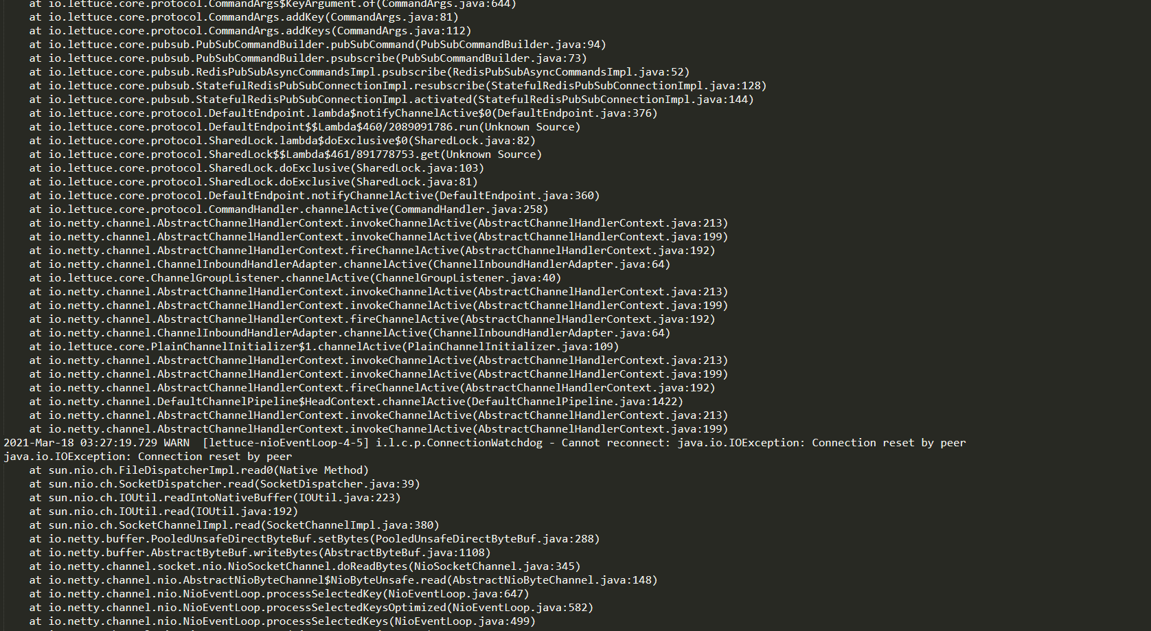 Why does the timeout cause OutOfMemoryError · Issue #1681 · redis/lettuce · GitHub