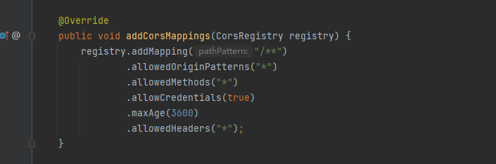 When Allowcredentials Is True Allowedorigins Cannot Contain The Special Value · Issue