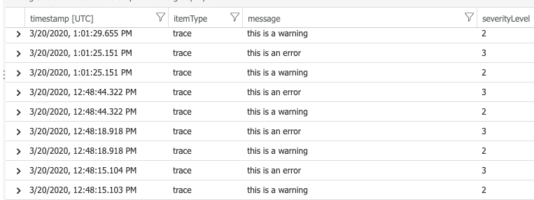 [opencensus Ext Azure] And Logger Debug Not Being Sent To App Insights · Issue