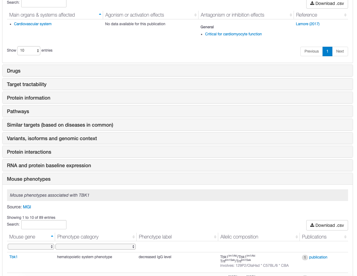 consider consistency when displaying publication information on new target safety field · Issue ...
