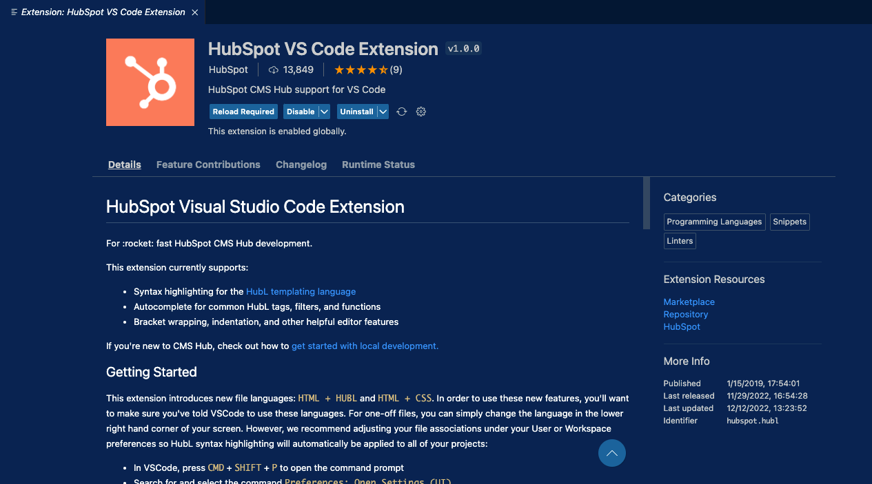 Add preview capability for extension public info panel · Issue #171268 ...
