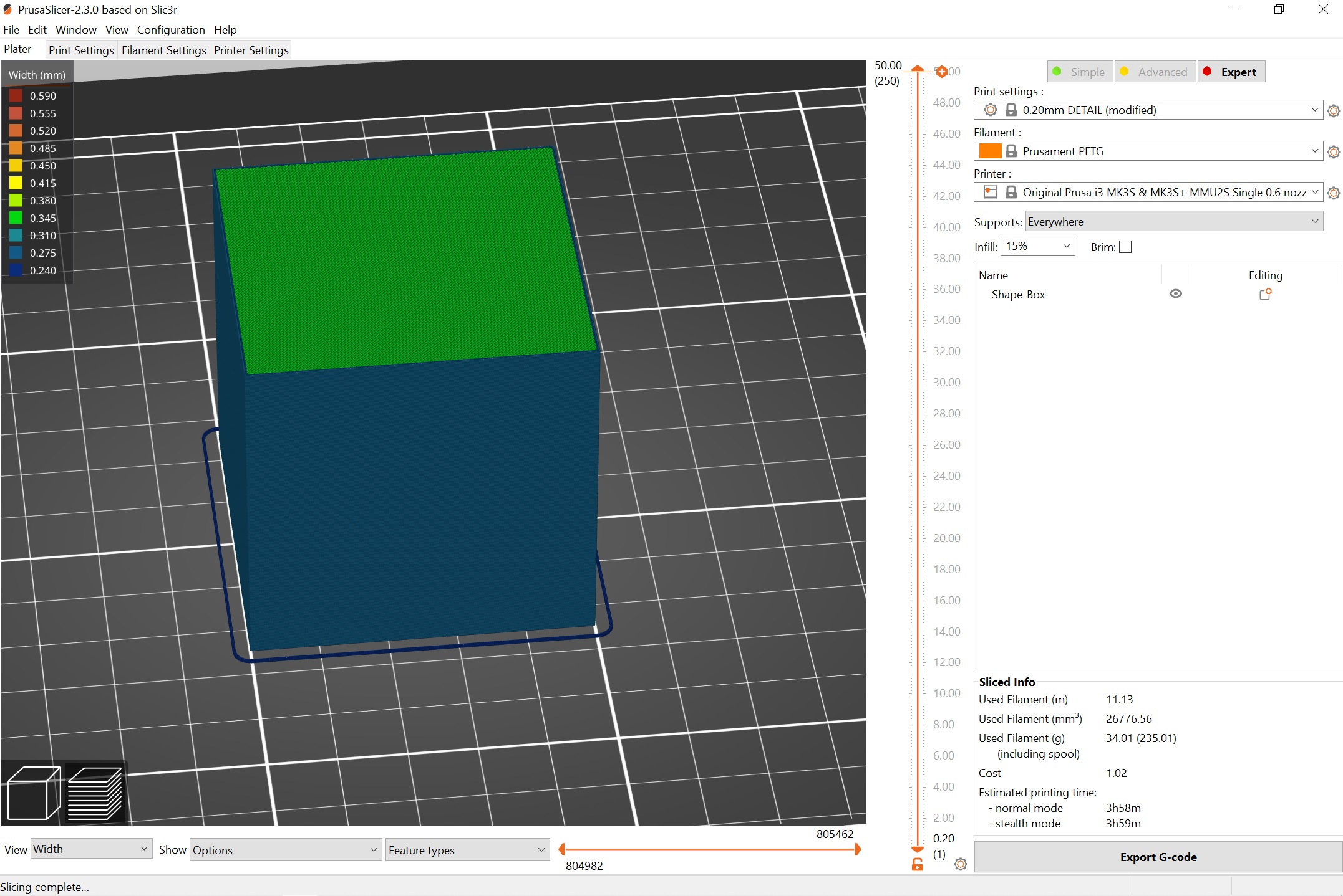 Extrusion width - Using percent instead of mm does not work · Issue #5894 · prusa3d/PrusaSlicer ...