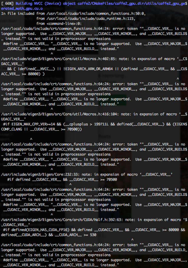 Caffe2 install failure · Issue #7426 · pytorch/pytorch · GitHub