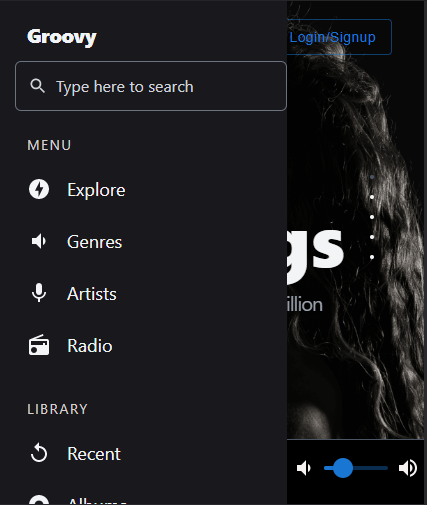 [Feature] Add a Close button on Sidebar in mobile size · Issue #135 · Aman-Mandal/groovy · GitHub