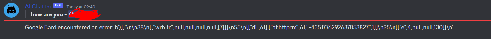 bard error · Issue #461 · Zero6992/chatGPT-discord-bot · GitHub
