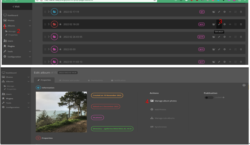 Select image as album cover - much too hidden · Issue #1877 · Piwigo/Piwigo · GitHub
