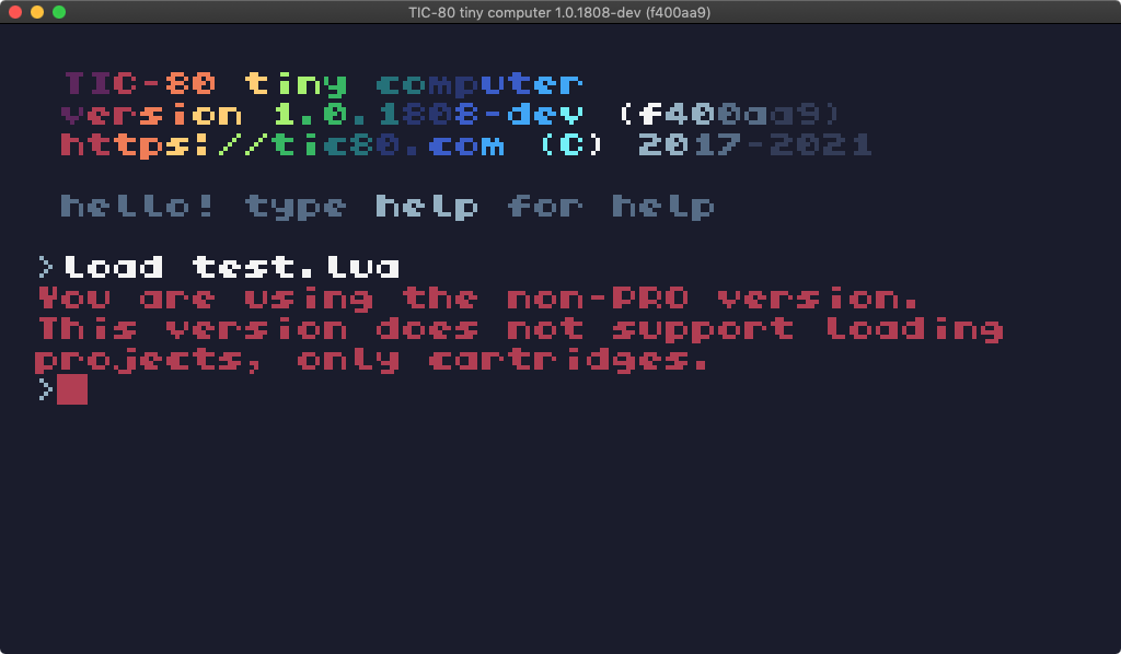 Print a more helpful message when trying to load text carts with non ...