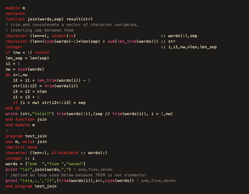 Fortran problems with "word" and "len" · Issue #3450 · highlightjs/highlight.js · GitHub