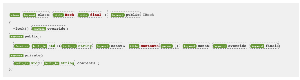 Syntax highlight of C/C++ code blocks in Markdown incomplete #107071 · Issue #2696 · highlightjs ...