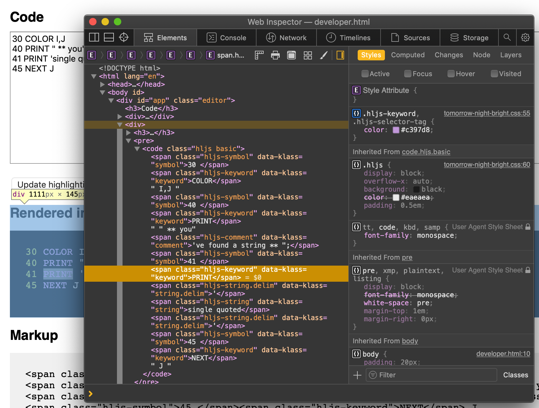 Styles once deployed are different than locally · Issue #2842 · highlightjs/highlight.js · GitHub