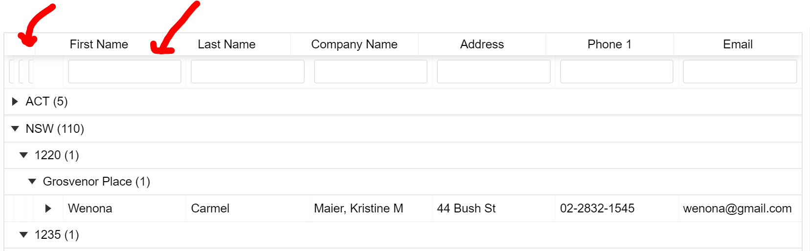 Tree Table Example Filters Rendering Incorrectly · Issue 1141 · Tanstacktable · Github 6490
