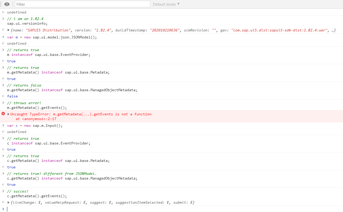 EventProvider should expose/reflect the events that it supports
