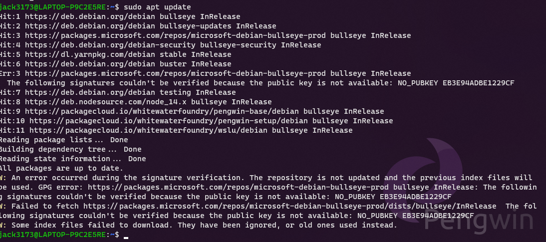Can't update with sudo apt-get update some repo for missed public key ...