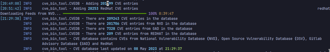 Unable to fetch GitLab Advisory Database CVEs, skipping GAD · Issue #2969 · intel/cve-bin-tool ...