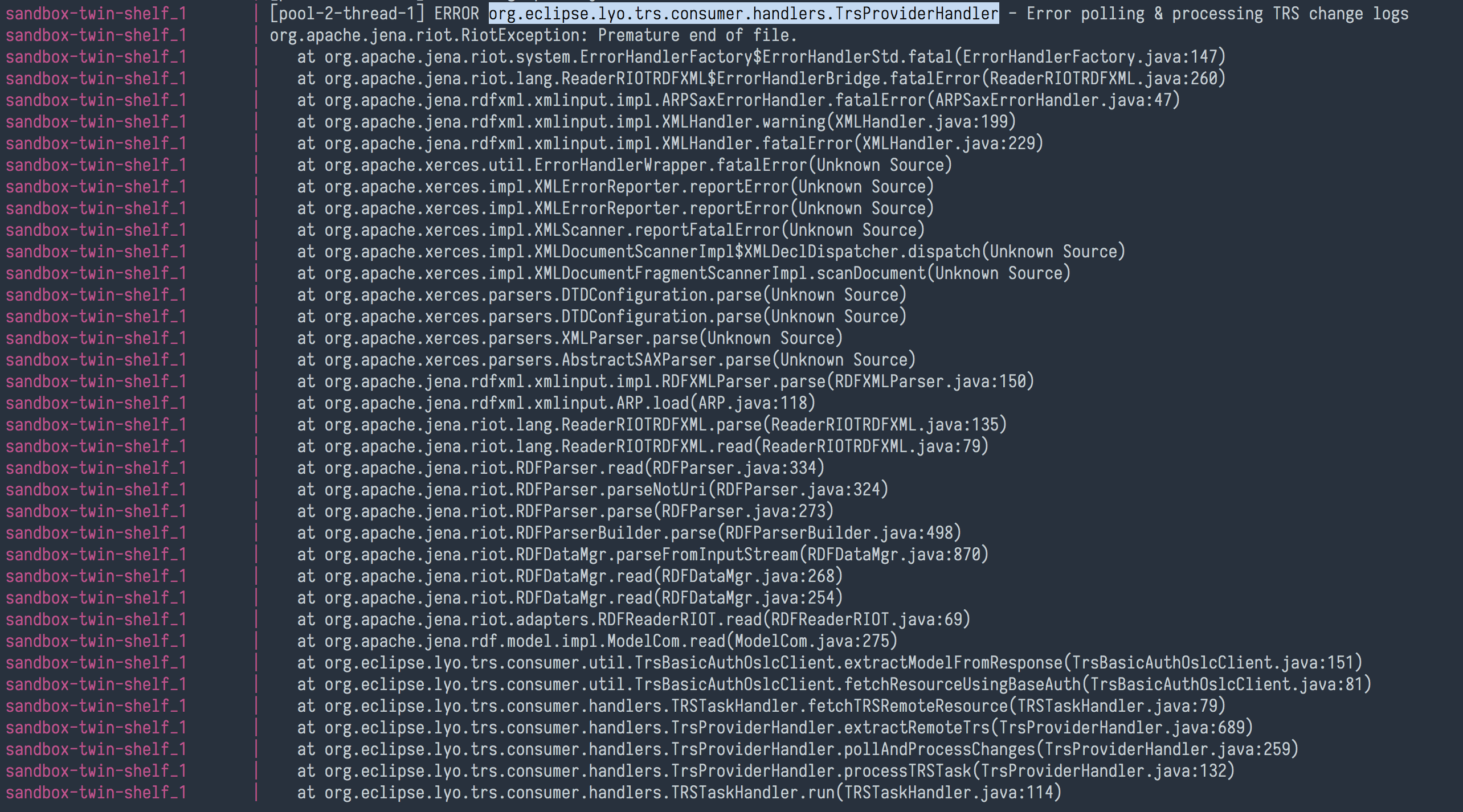 Verbose log trace · Issue #161 · eclipse/lyo · GitHub