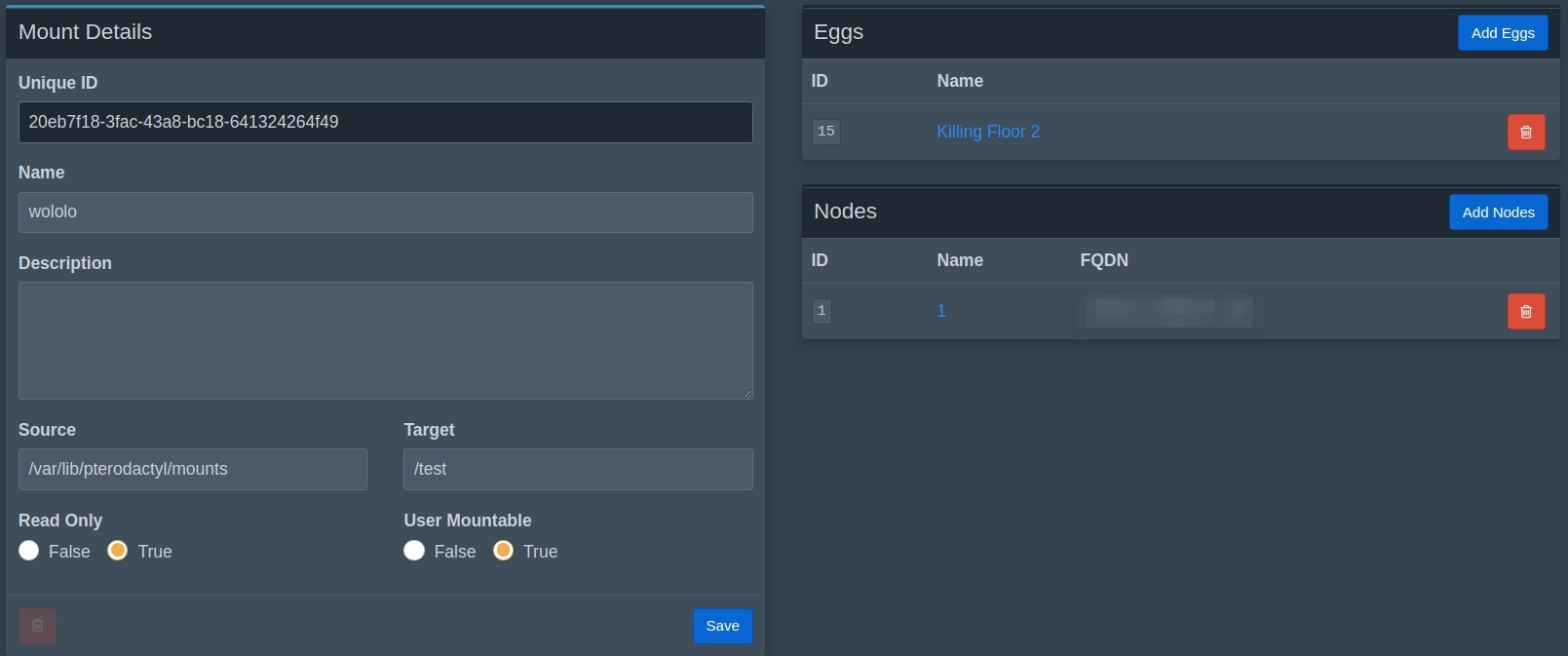 Mounts doesn't work · Issue #3556 · pterodactyl/panel · GitHub