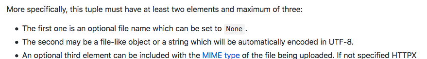 Update documentation Re: Multipart File Encoding · Issue #579 · encode/httpx · GitHub